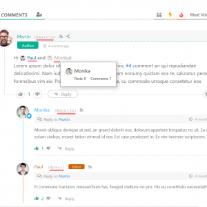 wpDiscuz – User & Comment Mentioning – gVectors Team