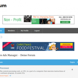 wpForo Ads Manager – gVectors Team