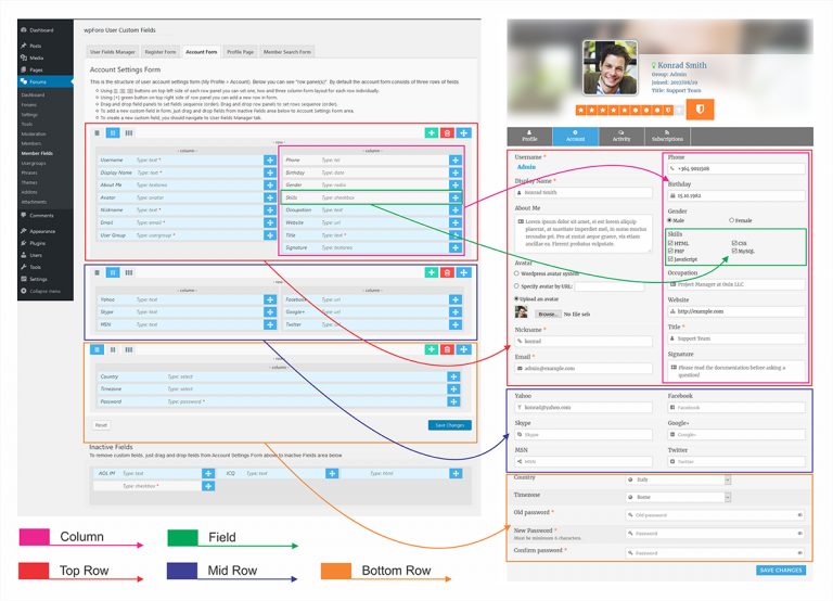wpForo – User Custom Fields – gVectors Team