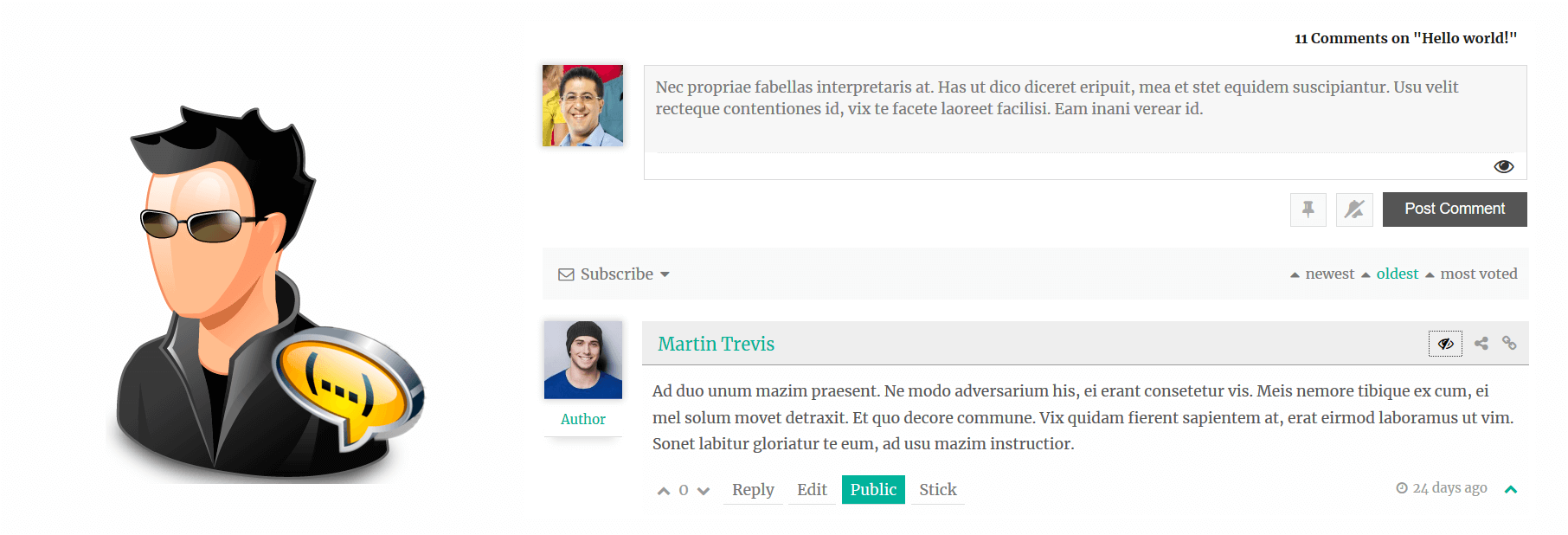 wpDiscuz Private Comments - gVectors Team