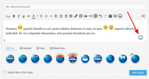 wpForo Emoticons – gVectors Team