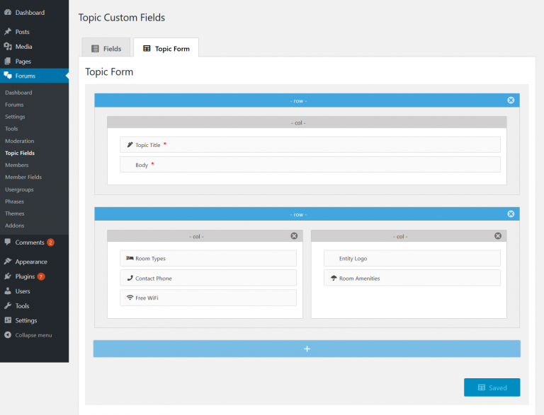 wpForo – Topic Custom Fields – gVectors Team