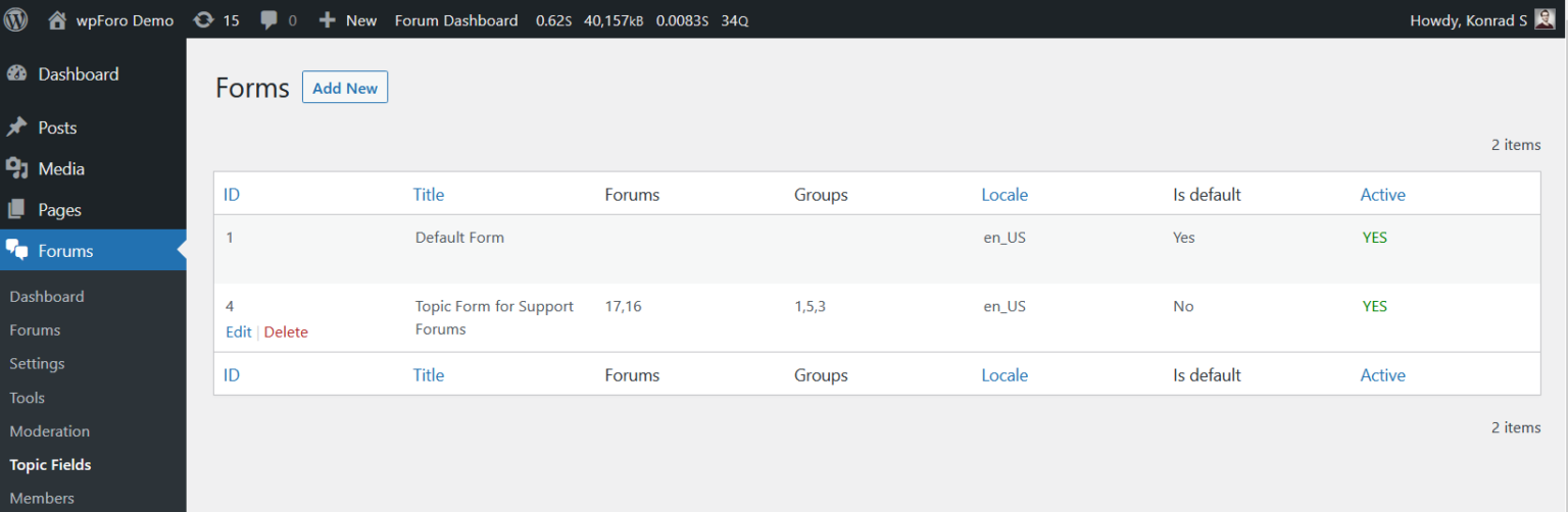 wpForo – Topic Custom Fields – gVectors Team