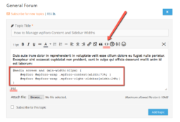 wpForo Syntax Highlighter – gVectors Team